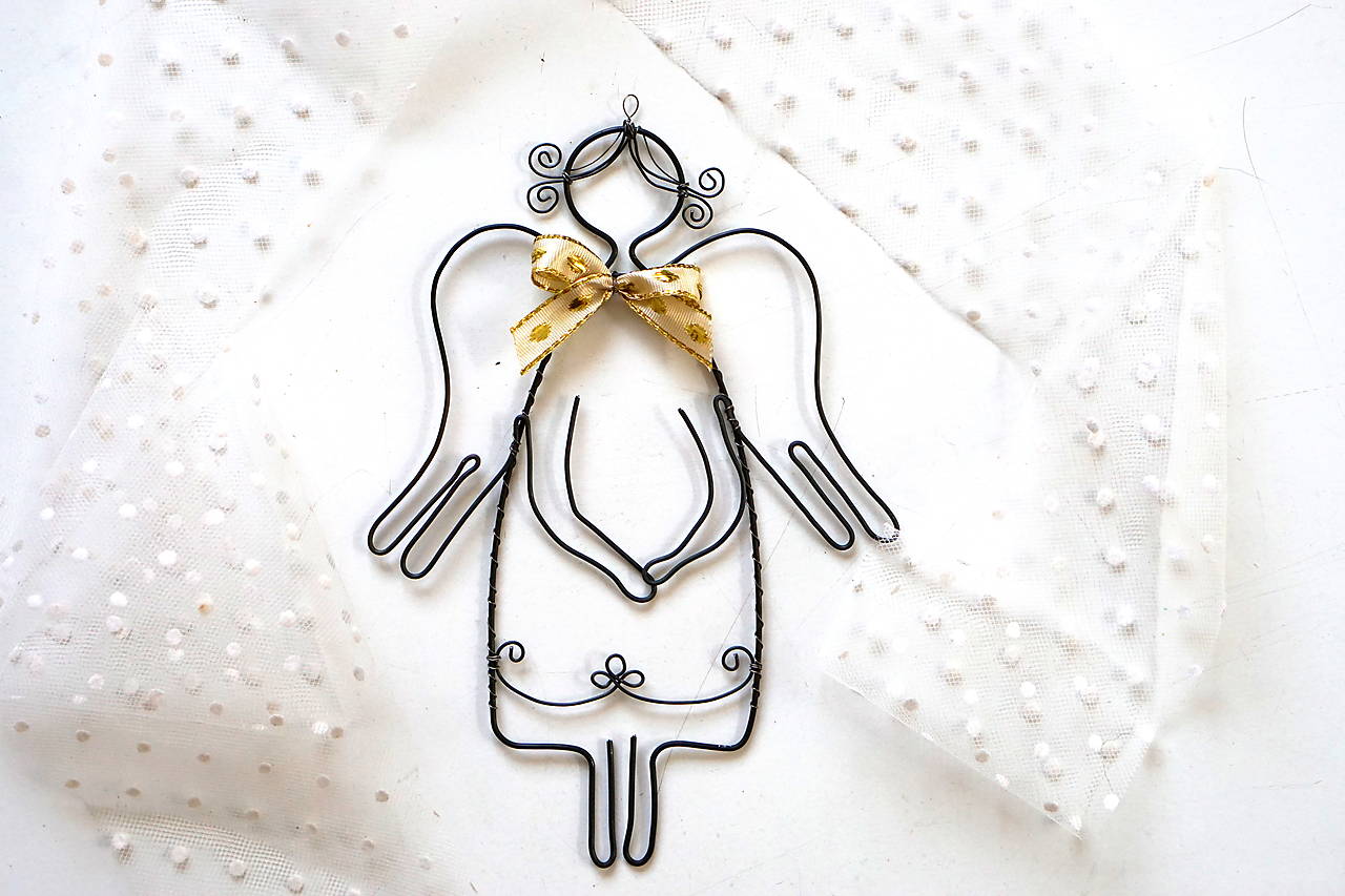 Anjelik zlatý - väčší / astra - SAShE.sk - Handmade Dekorácie