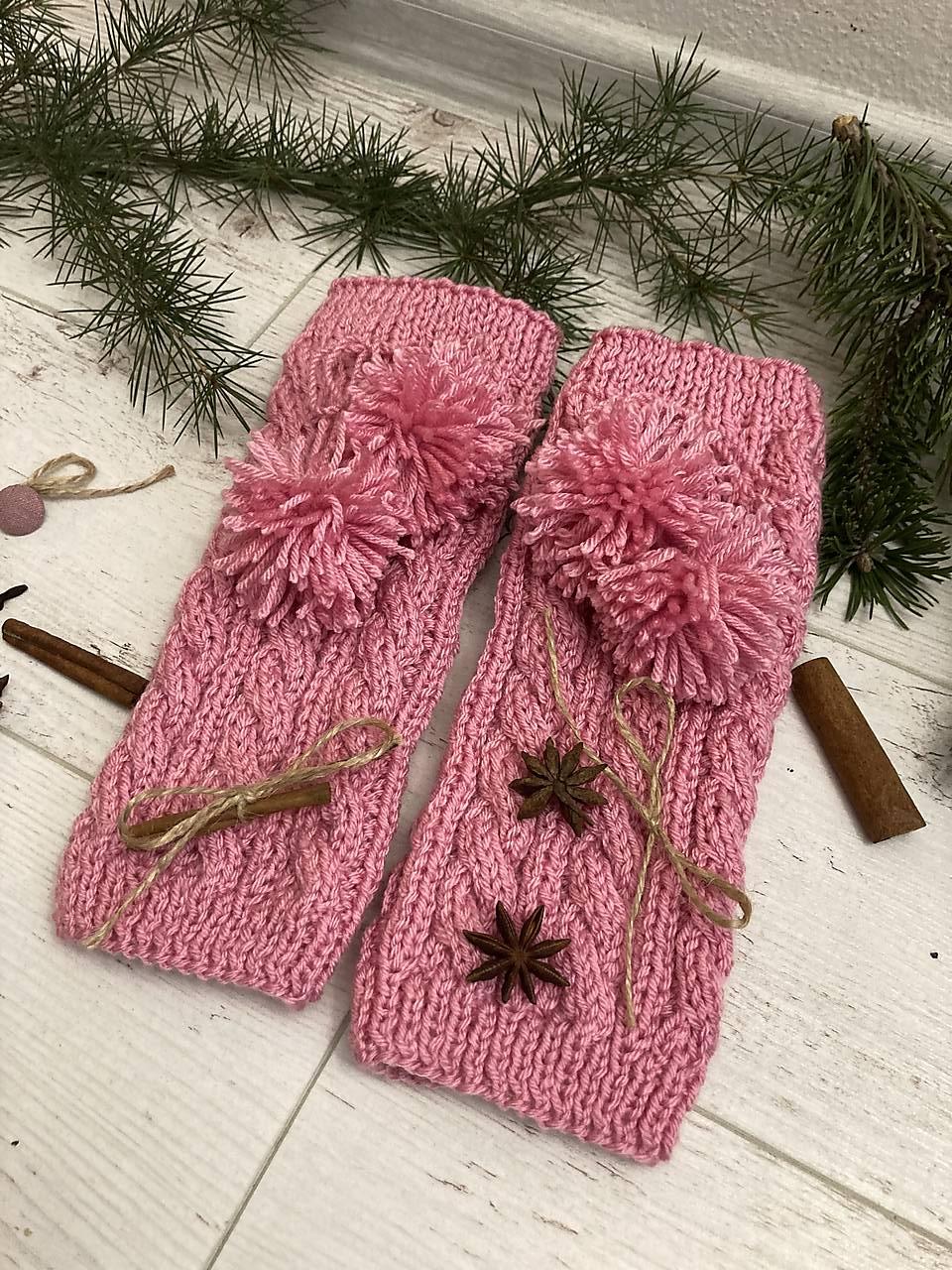 štucne,štucničky pre dievčičky.../ pink -veľk.3/ / magda-mi - SAShE.sk