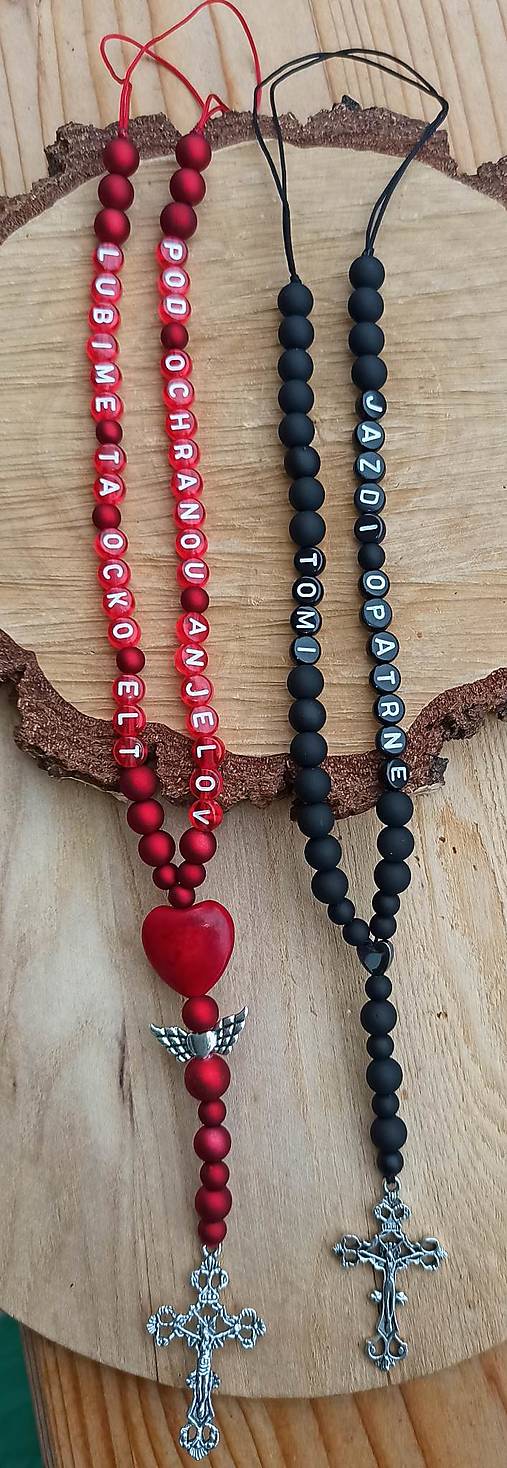 Prívesok alebo amulet do auta na želanie s textom menom alebo dátumom ...