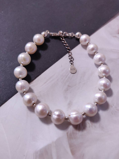 NR perly 7-8 mm, striebro AG 925 / bijou-TM - SAShE.sk