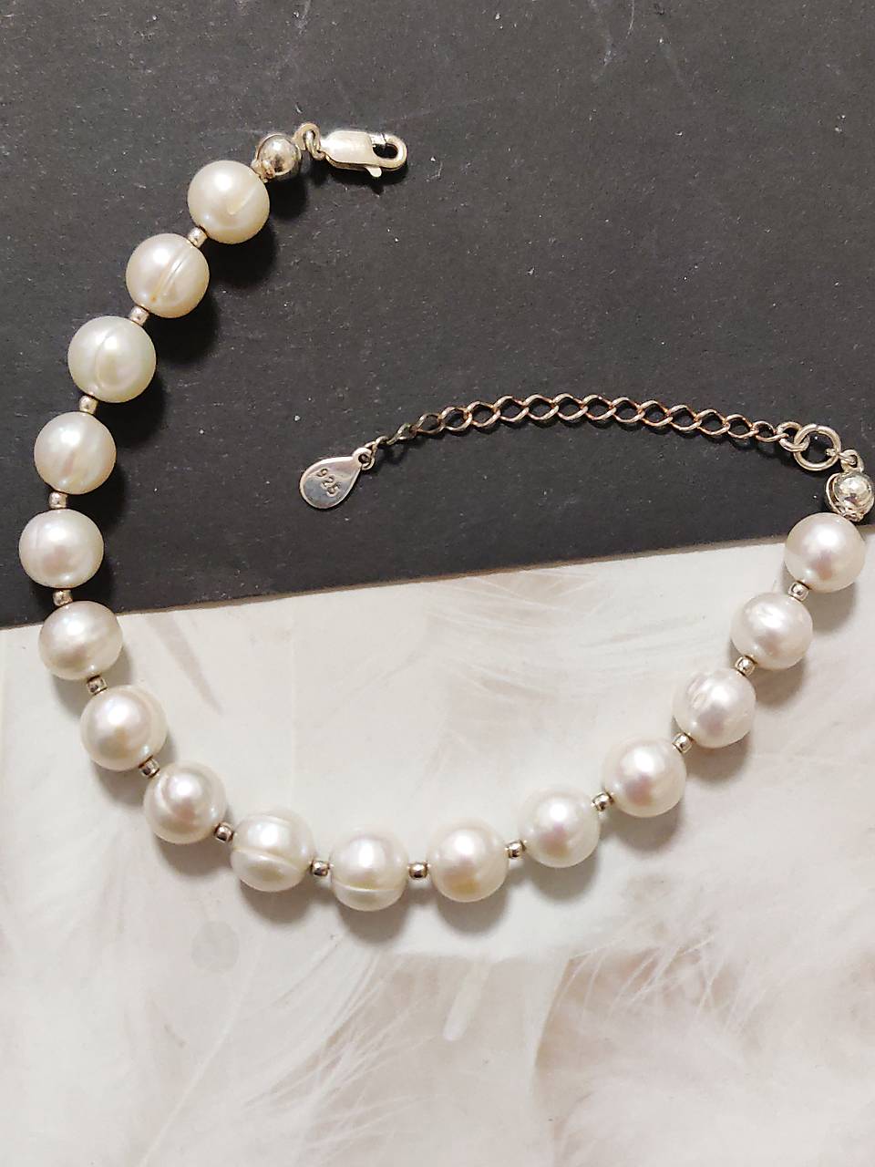 NR perly 7-8 mm, striebro AG 925 / bijou-TM - SAShE.sk