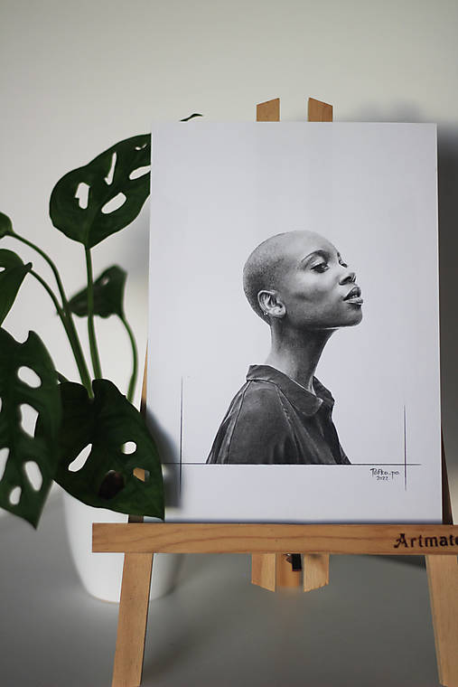 Portrét Adja Kaba / PatkaPaArt - SAShE.sk