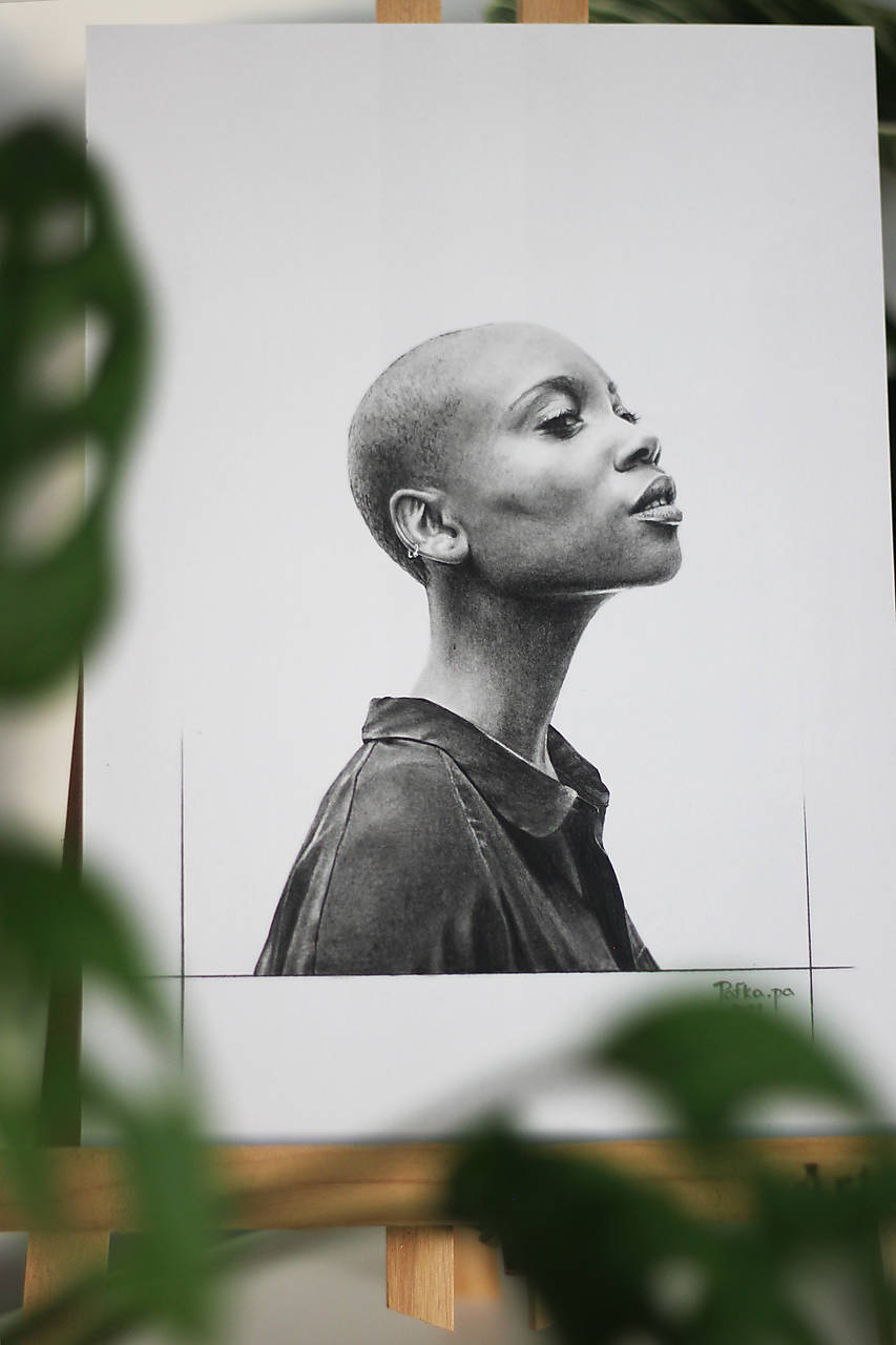 Portrét Adja Kaba / PatkaPaArt - SAShE.sk