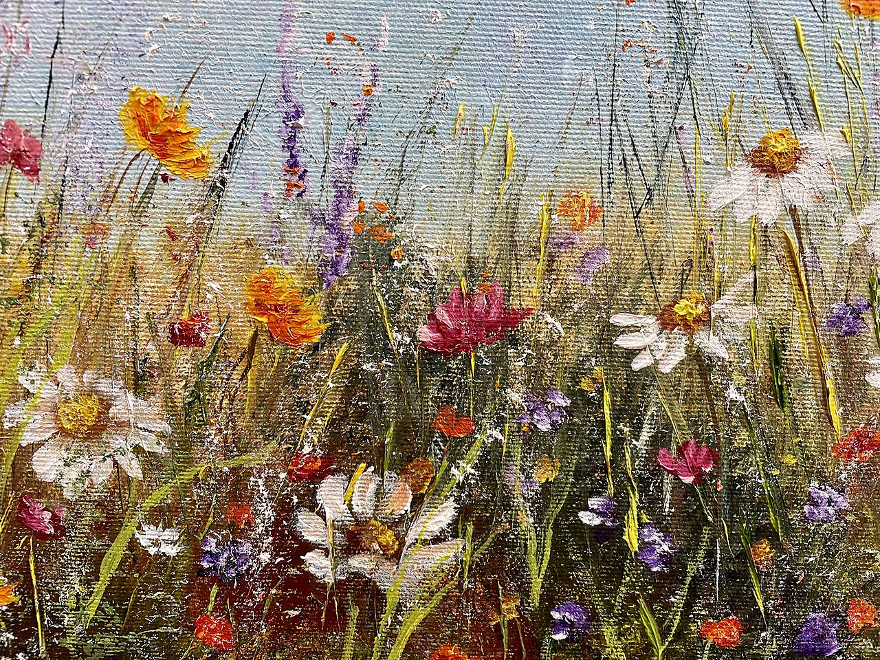 Lucne kvety 40*30 / TanjaFrostArt - SAShE.sk