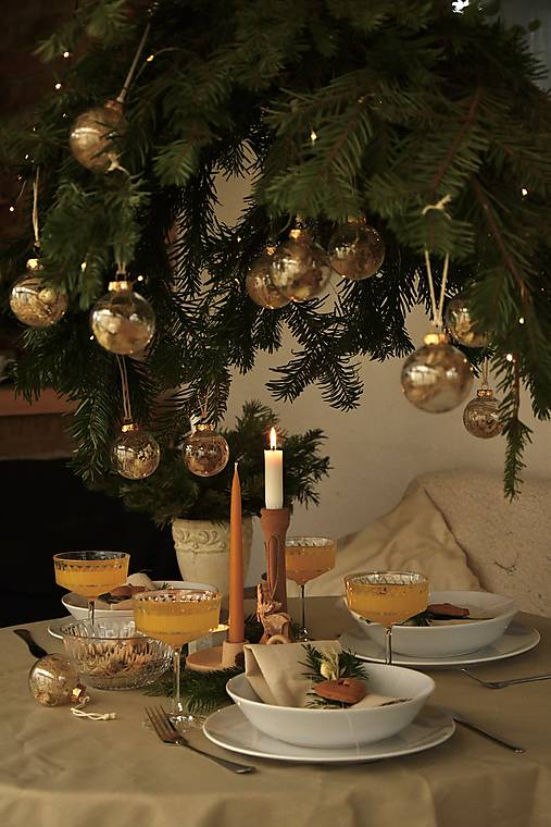 Vianočné gule- set 6ks plnené sušenými kvetmi 6cm / LenkaMlfashion ...