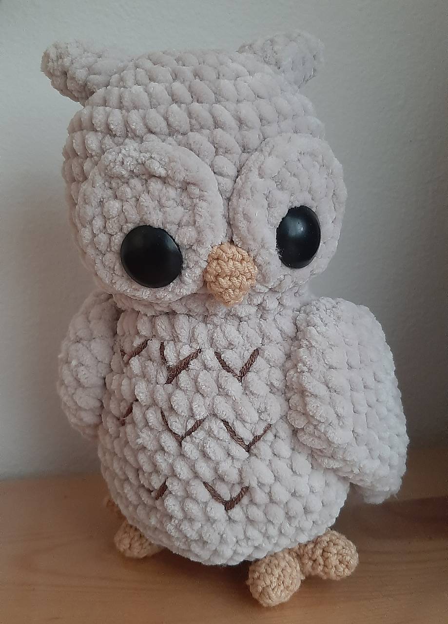 Háčkovaná sova / hackovane_potesenie - SAShE.sk - Handmade Hračky