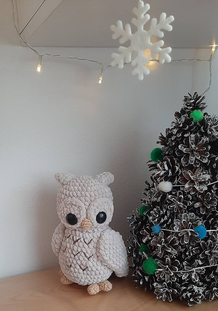 Háčkovaná sova / hackovane_potesenie - SAShE.sk - Handmade Hračky