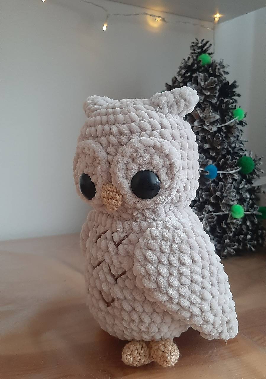 Háčkovaná sova / hackovane_potesenie - SAShE.sk - Handmade Hračky