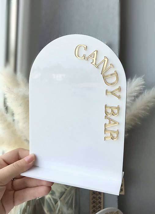 Tabuľka Candy Bar (Mrazená - čierna) / TamiSticker - SAShE.sk