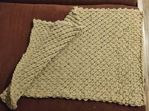 Hneda puffy deka pre babatka 70x90cm / bohuska - SAShE.sk