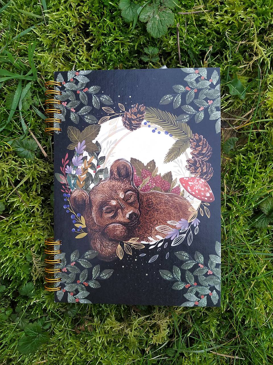 Ilustrovaný zápisník - Lesný / alma.floresta - SAShE.sk - Handmade ...