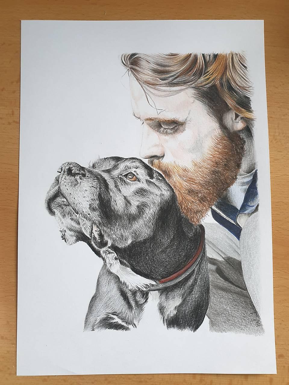 Kresba na zákazku Psík / Lesaum - SAShE.sk