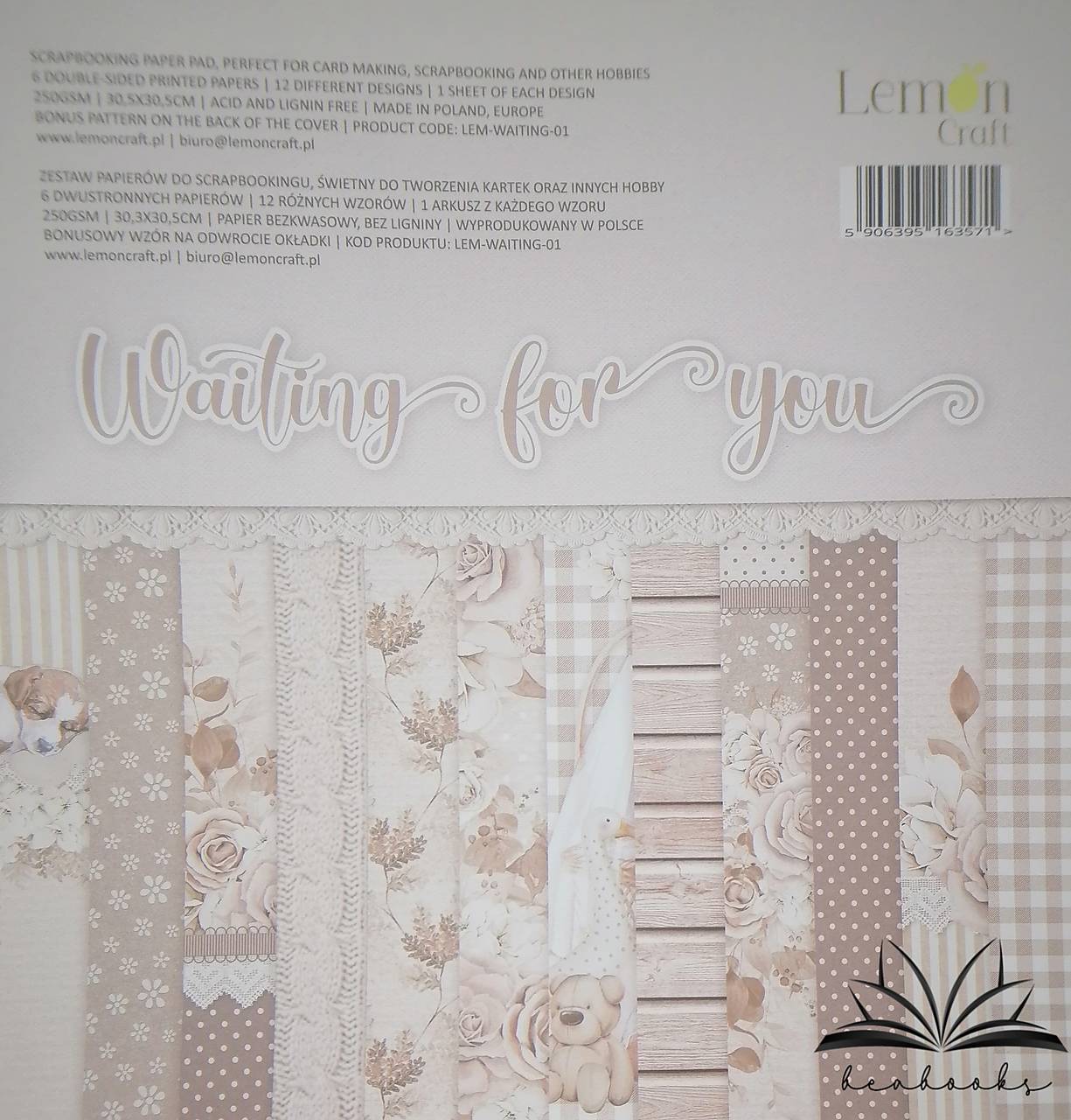 Sada scrapbook papierov (30,5x30,5cm) Lemon Craft - Waiting for you ...