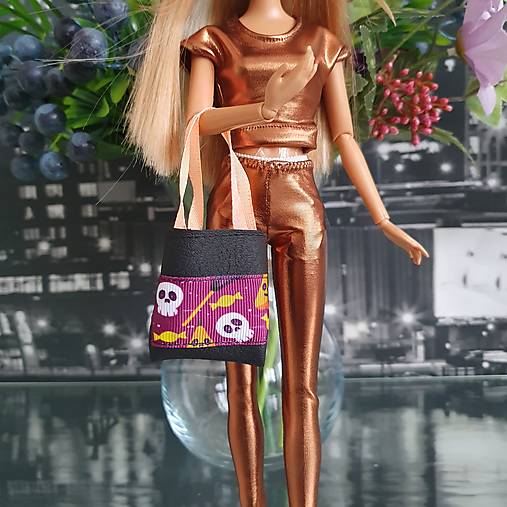 Čierna Halloweenska kabelka pre Barbie / TrishaFate - SAShE.sk
