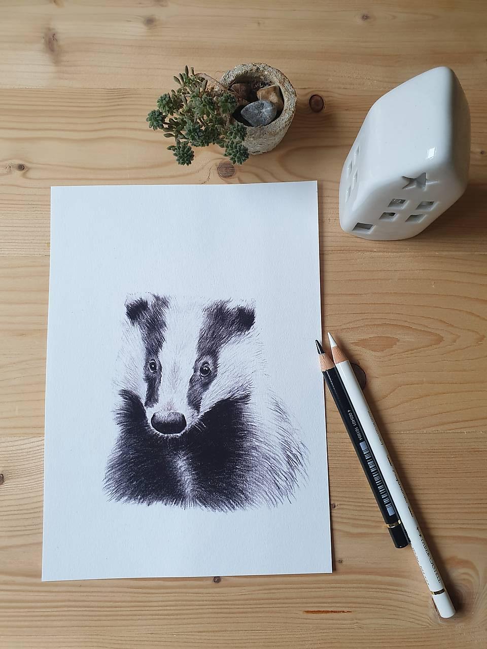 Print- Jazvec / Lesaum - SAShE.sk