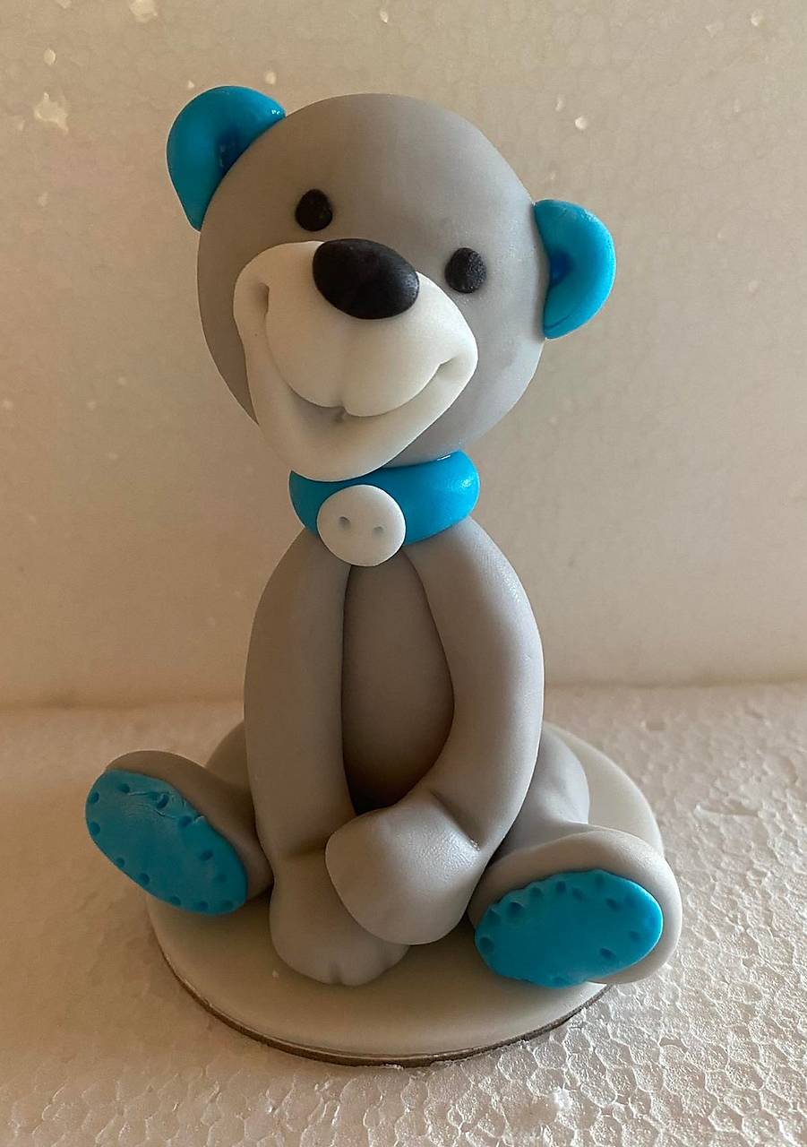 Macík na tortu. / Babi-Agi - SAShE.sk - Handmade Dekorácie