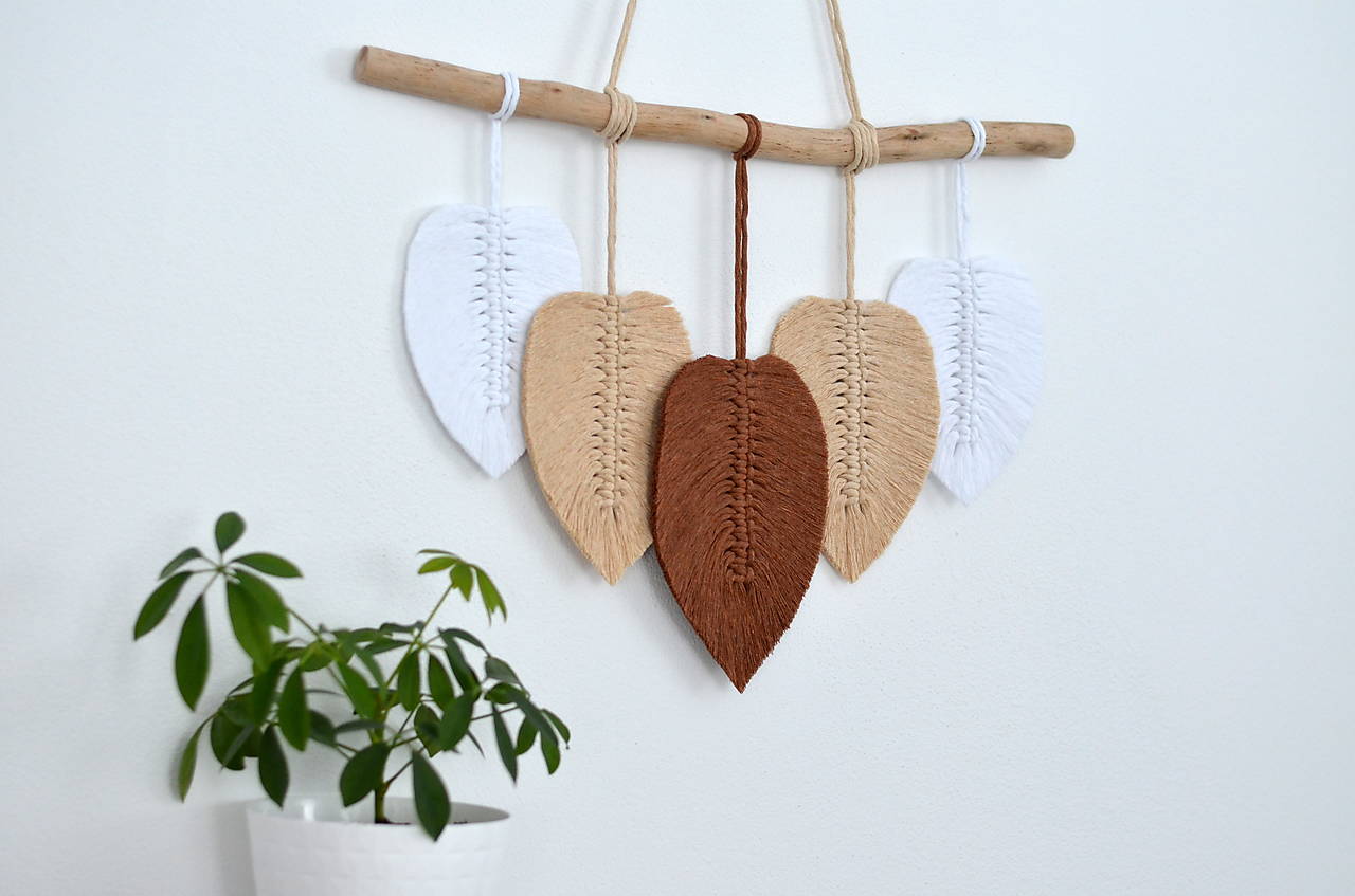 Macrame listy / Macrame_pz - SAShE.sk