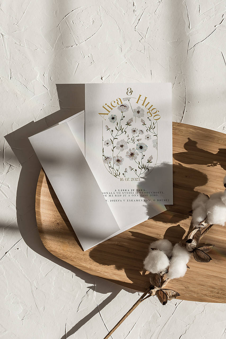 Svadobné oznámenie 029 / nevjasta - SAShE.sk