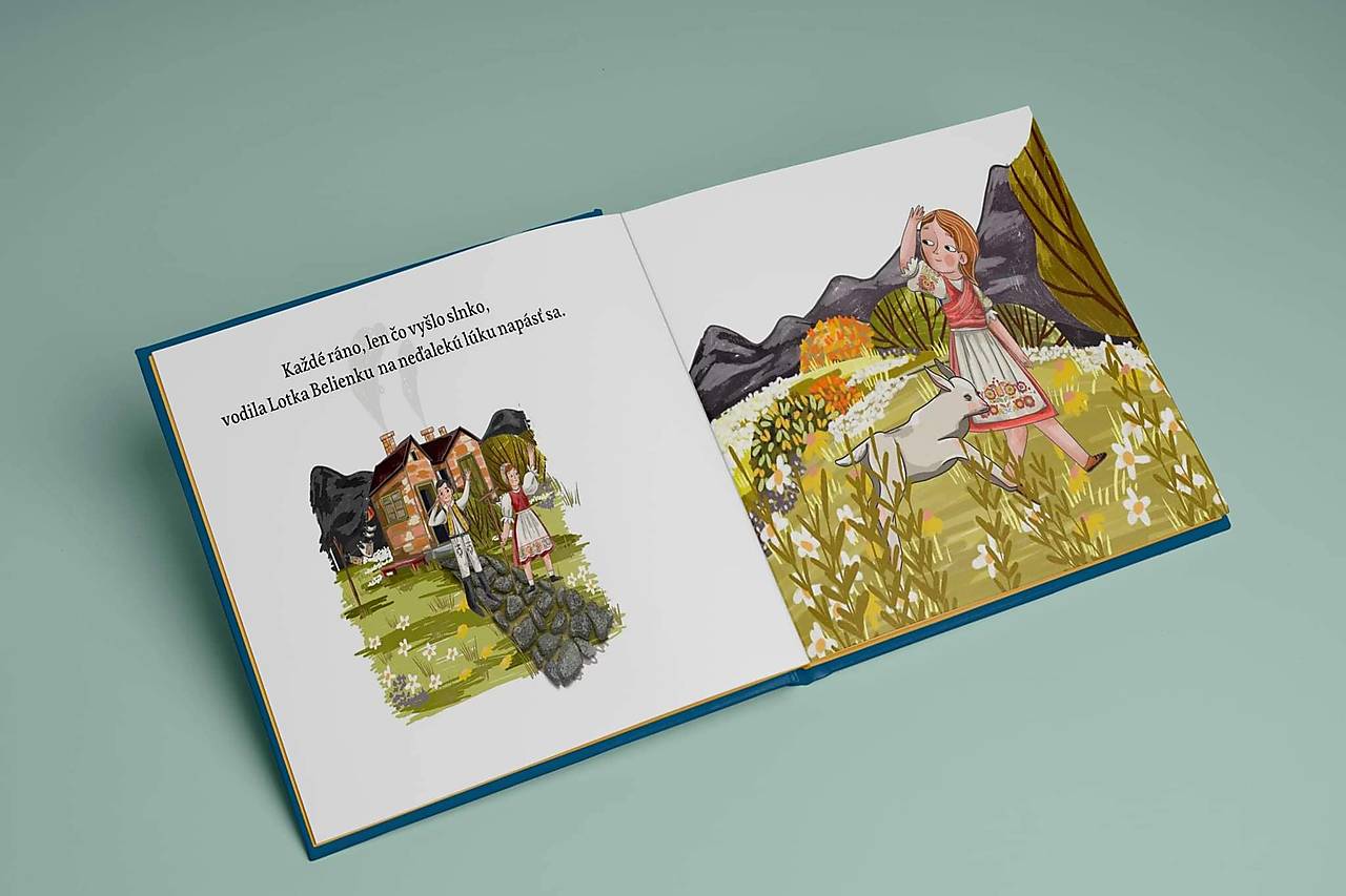 Lotkine vtáčatko - ilustrovaná kniha pre deti / DominikaFarkasDraws ...