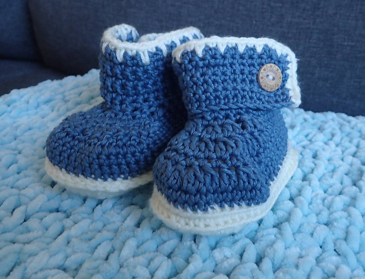 Hackovane papucky pre babatko / TvorimZlasky - SAShE.sk