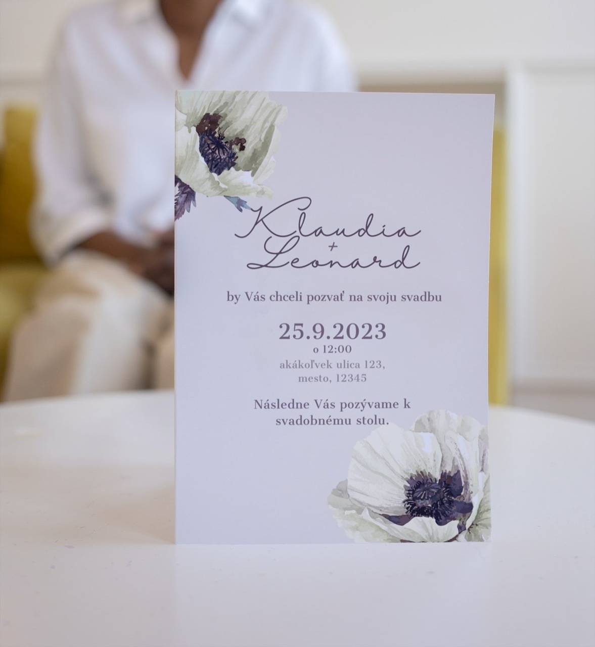 Svadobná pozvánka (online formát) / canvapanda - SAShE.sk