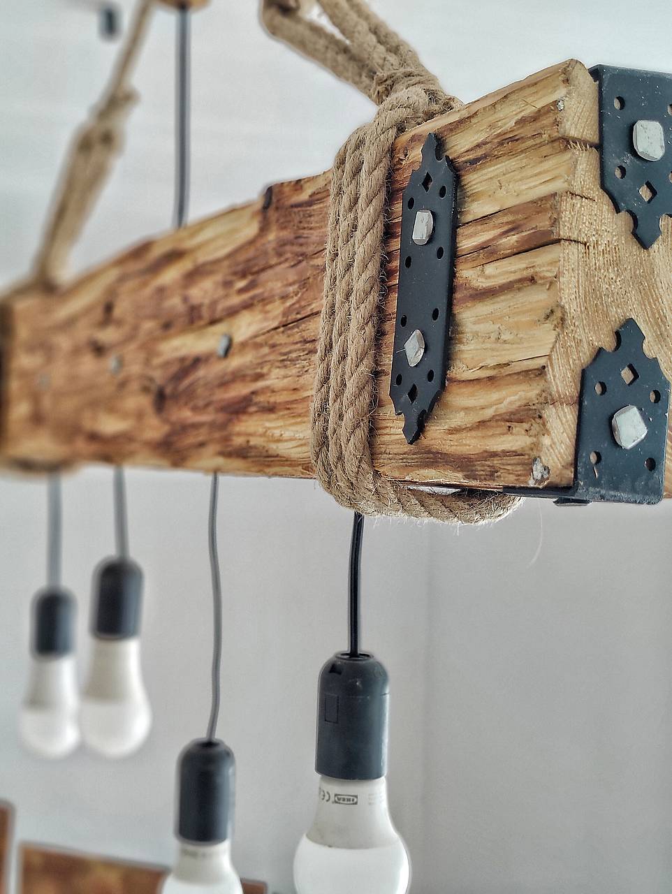 Drevený rustikálny luster / MiroslavDaubner - SAShE.sk
