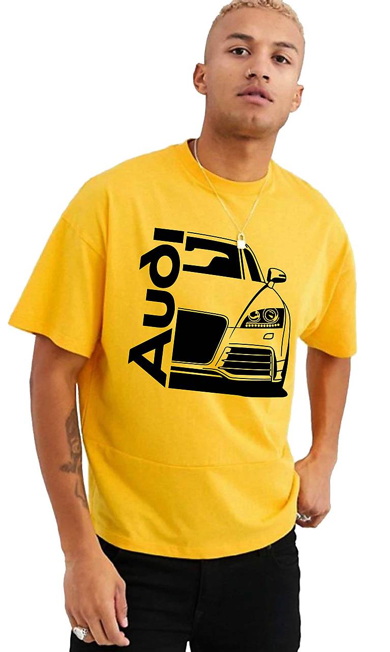 Audi silueta pánske (XL - Čierna) / jedinecne_tricka - SAShE.sk