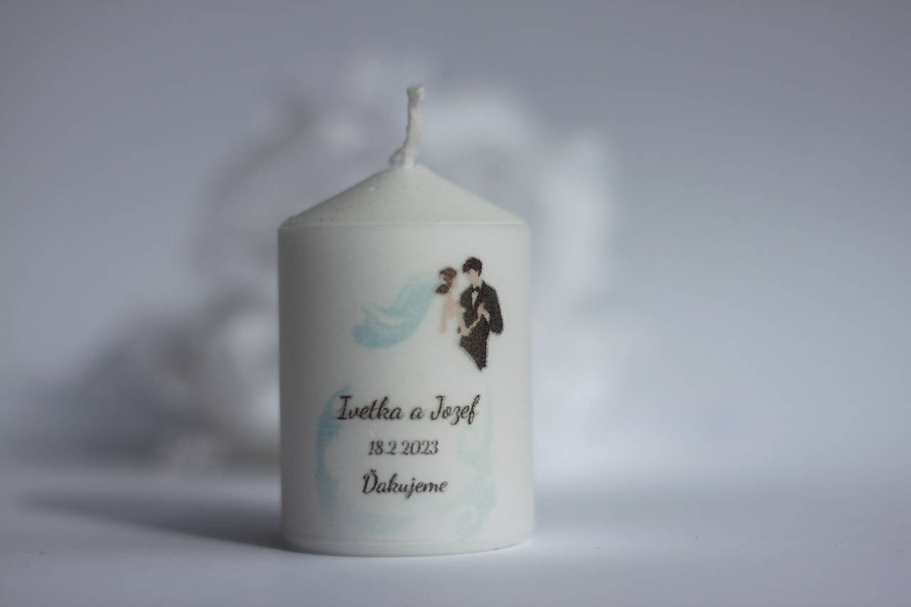 Sviečky ako darčeky pre svadobných hostí (s obilím) / Kukuku - SAShE.sk