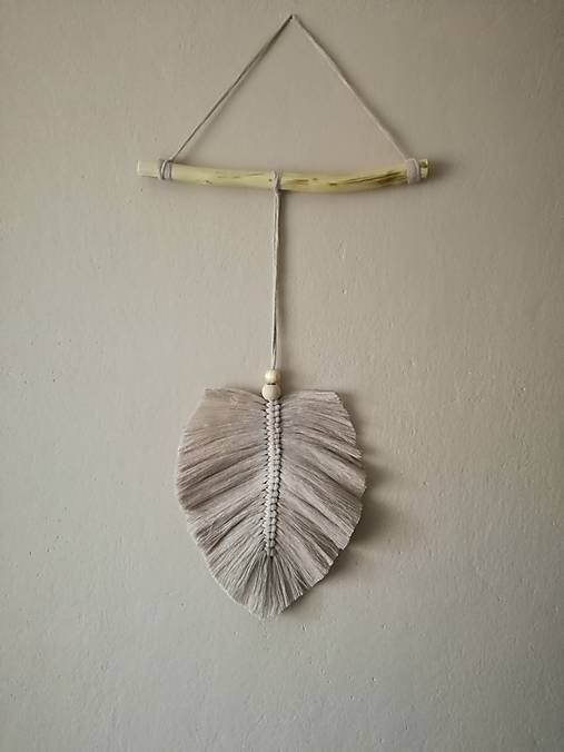 Makrame list dekoracia / Pavla88 - SAShE.sk