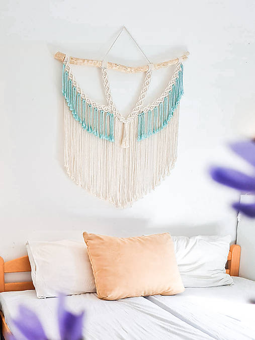 Závesné macramé Ocean Wave / NaMacrame - SAShE.sk