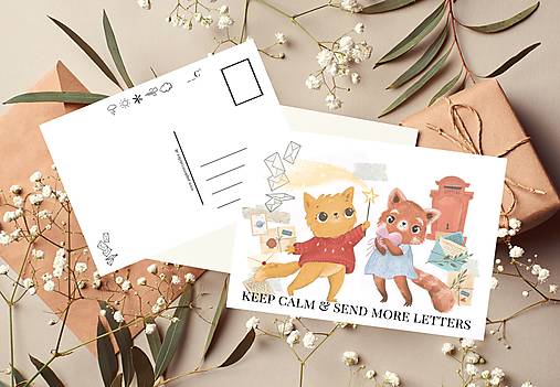 Pohľadnica " More Letters" / Lucy-Art - SAShE.sk