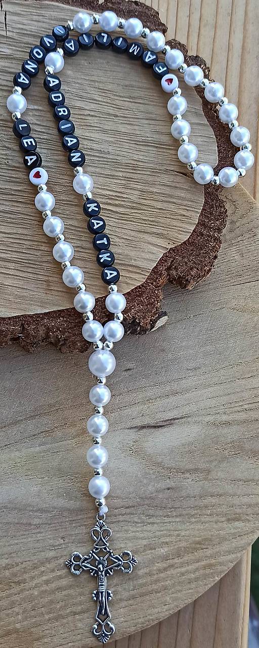 Prívesok alebo amulet do auta na želanie s textom menom alebo dátumom ...