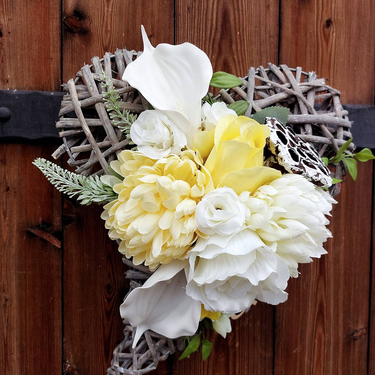 Prútené srdce na hrob / Miridecor1 - SAShE.sk