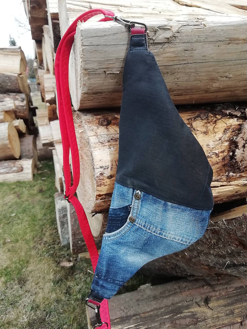 Ľadvinka riflova modrá / RozaliaEma - SAShE.sk - Handmade Kabelky