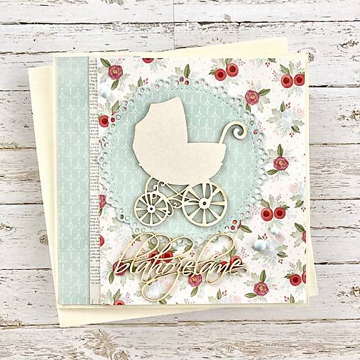 Pohľadnica k narodeniu bábätka / PaperLove - SAShE.sk