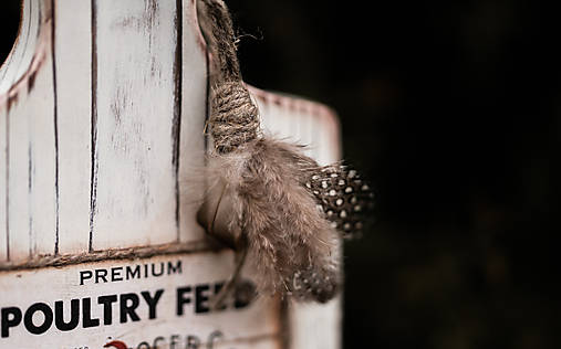 Dekoračný lopárik Kohút a sliepka / StudioSoroka - SAShE.sk
