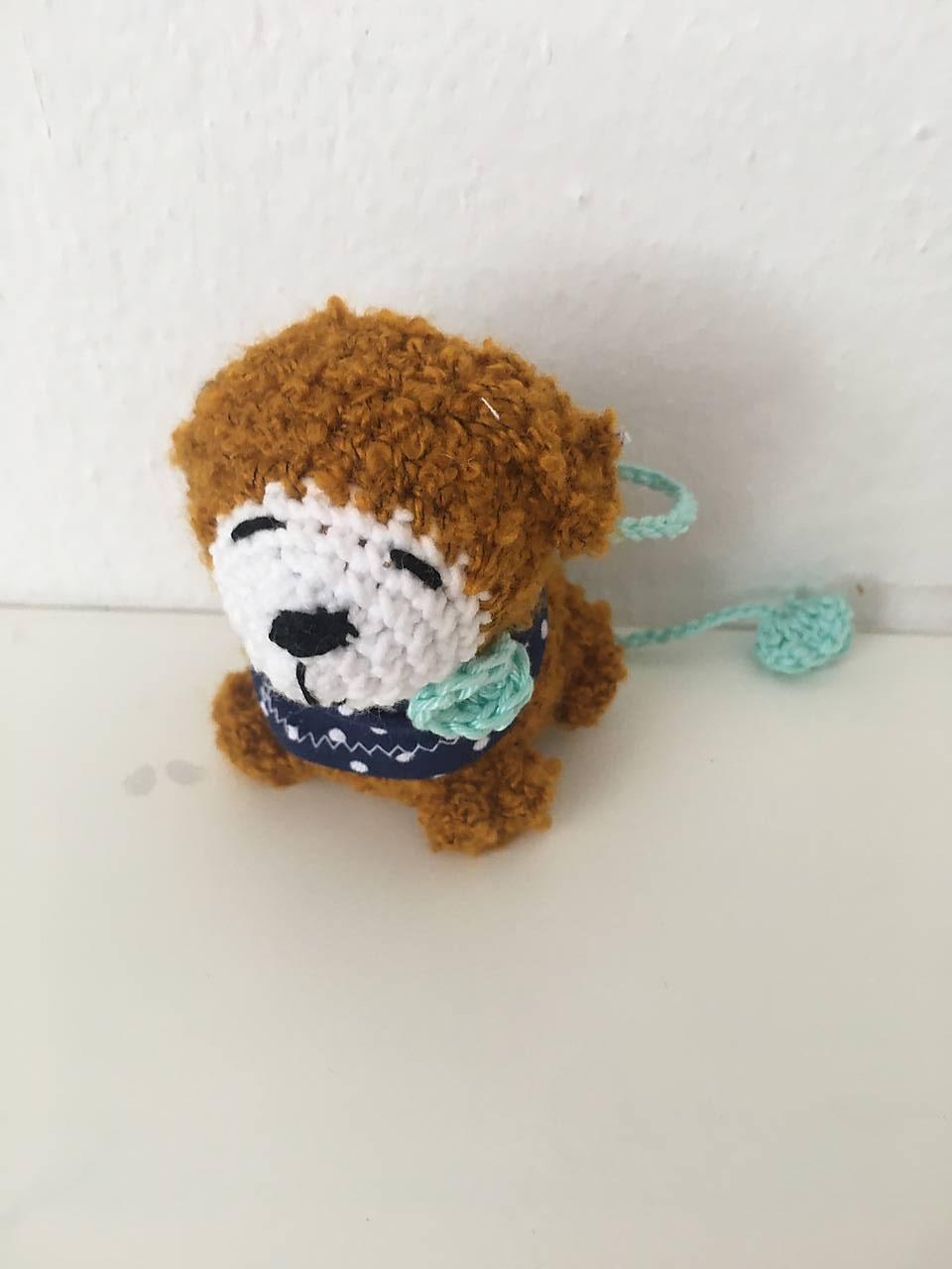 Hackovany psik - zlava 3 eura / vs-kreativ - SAShE.sk - Handmade Hračky