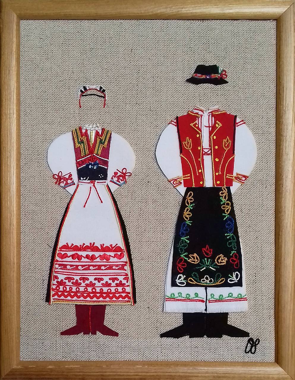 Krojovaný pár Myslava / folkinframe - SAShE.sk