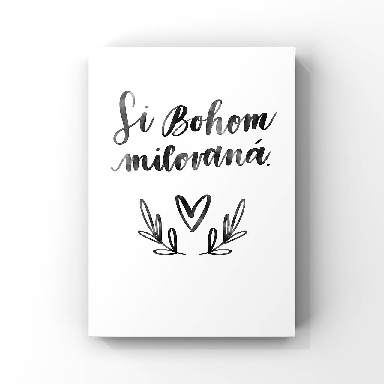 Print s menom SI BOHOM MILOVANÁ / aleluya - SAShE.sk