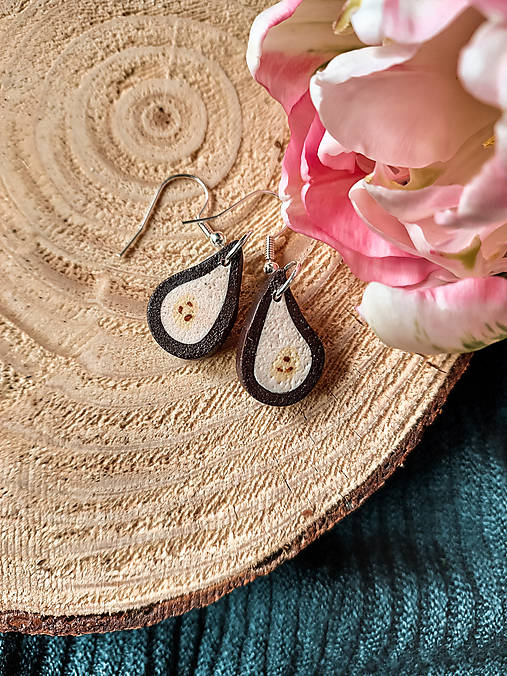 Náušnice SLONIE SLZY / OliveLemon - SAShE.sk