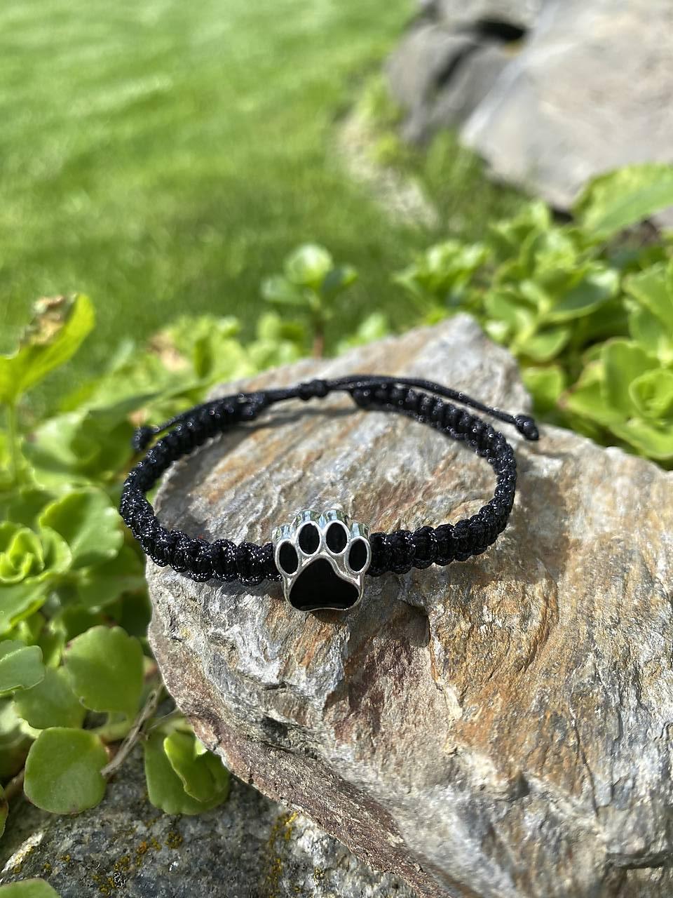 Pletený náramok LABKA / naj_naramky - SAShE.sk