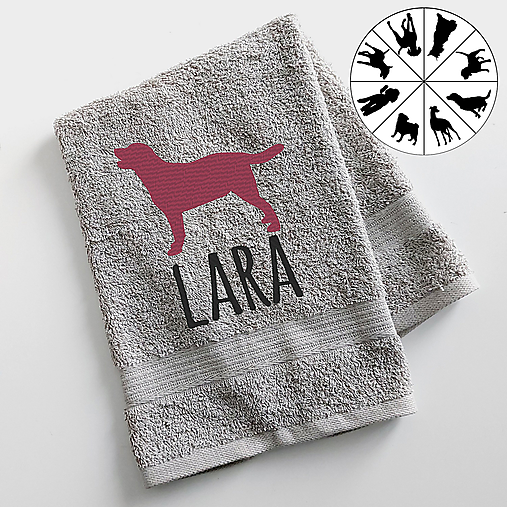 Uterák s menom pre labradora / BELLARA - SAShE.sk