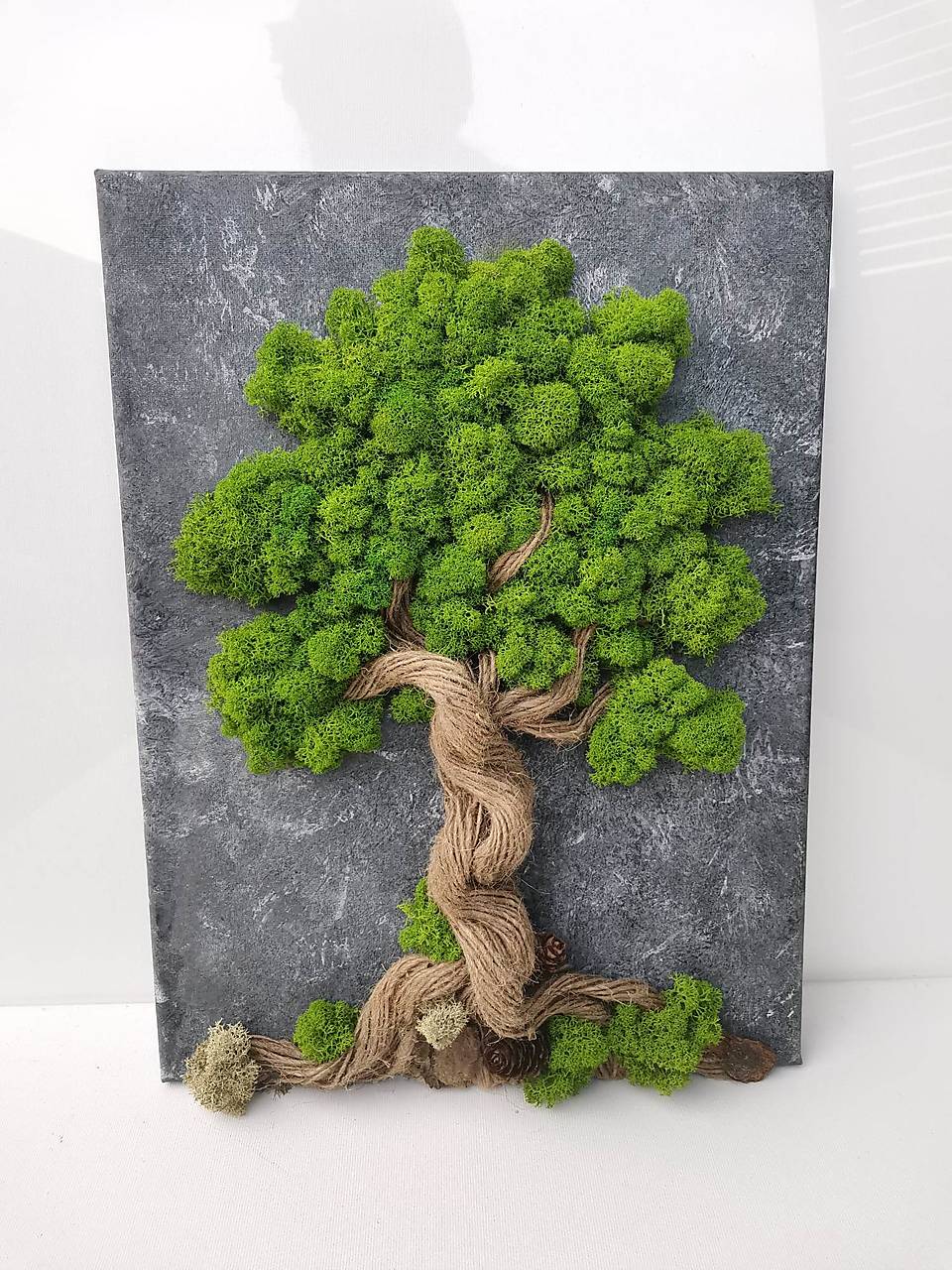 Machový obraz, strom života, 30x40 / MechShop - SAShE.sk