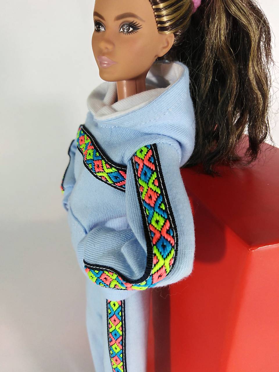 Barbie mikina s kapucňou a vreckom č-8 / Abudancia - SAShE.sk