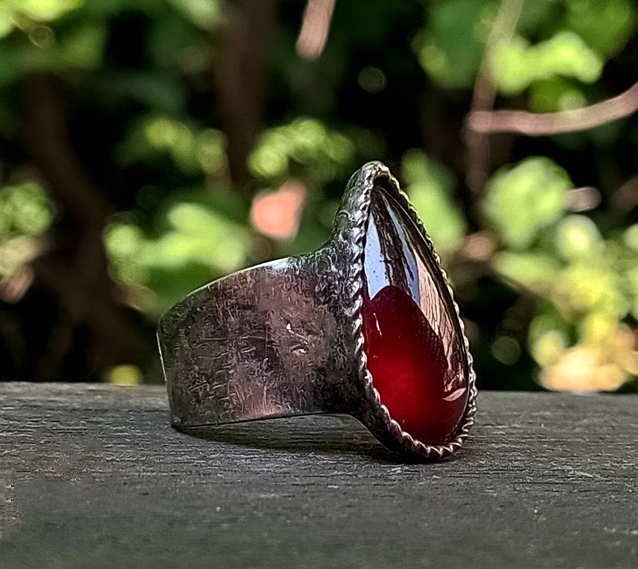 Prsteň Granát (hessonit) 2. / DiMaria - SAShE.sk