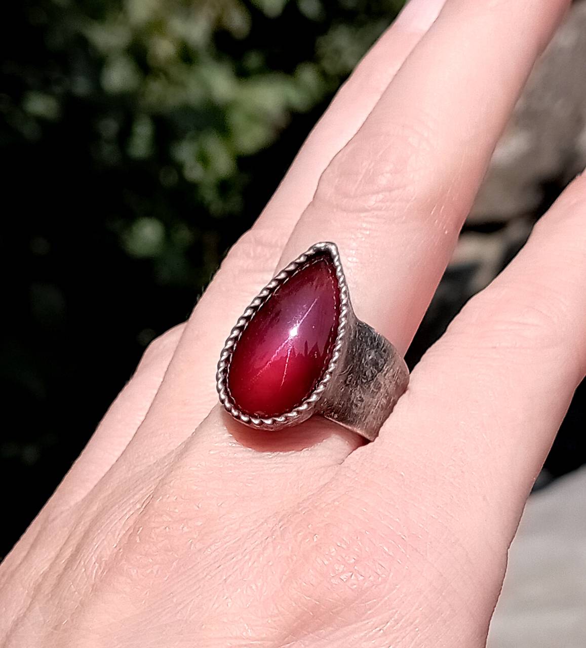 Prsteň Granát (hessonit) 2. / DiMaria - SAShE.sk