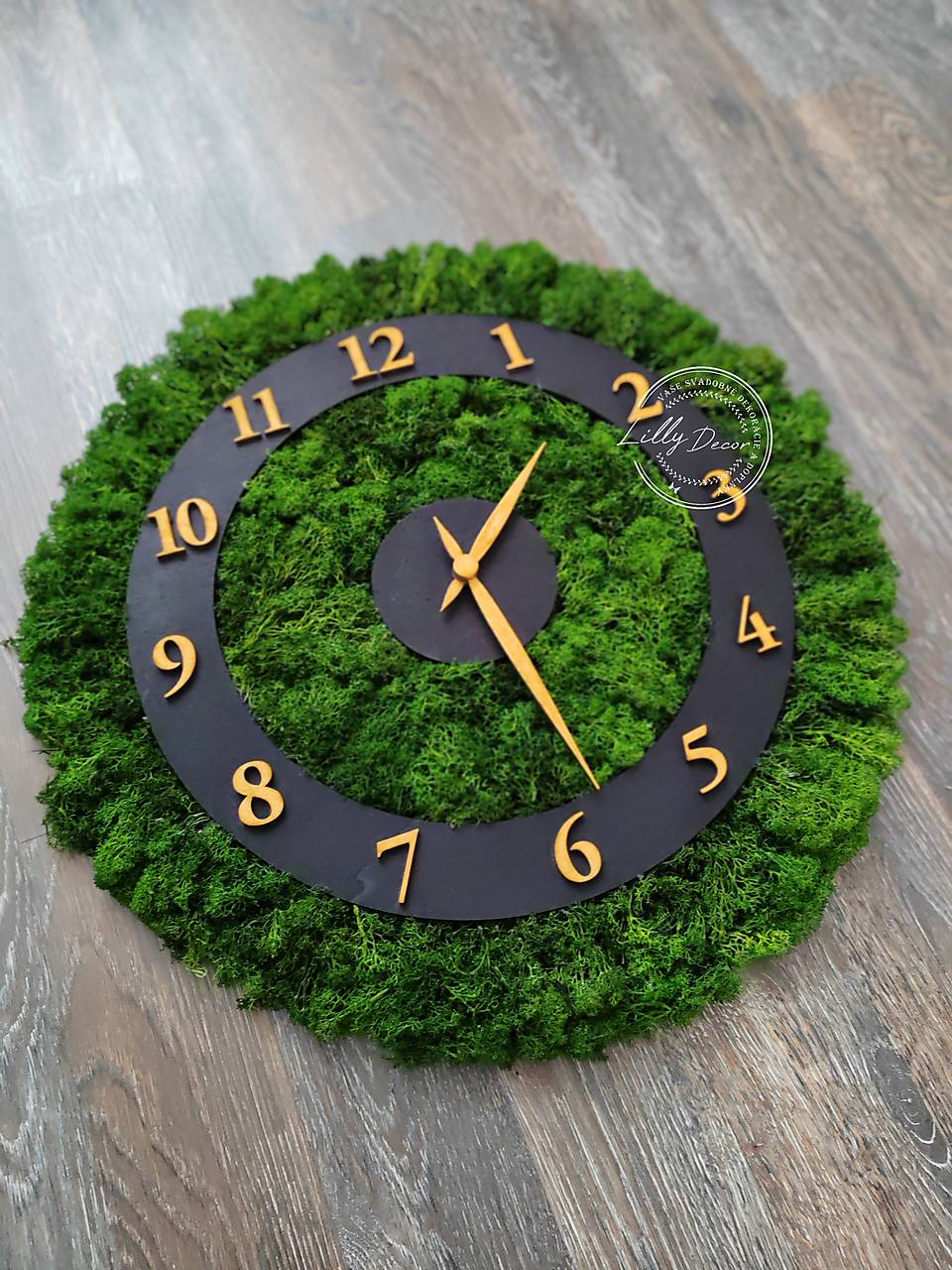 3D machové hodiny / LillyDecor - SAShE.sk