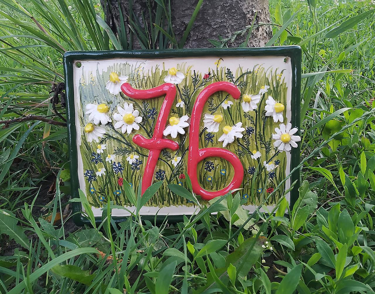 Keramické číslo domu / Keramika-Vadas - SAShE.sk