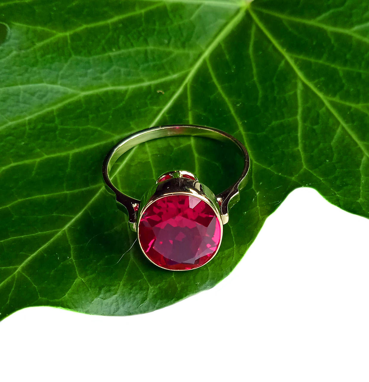 ZLATÝ prsten s. RUBÍN facet objednávka / KUBAGOLD - SAShE.sk - Handmade ...