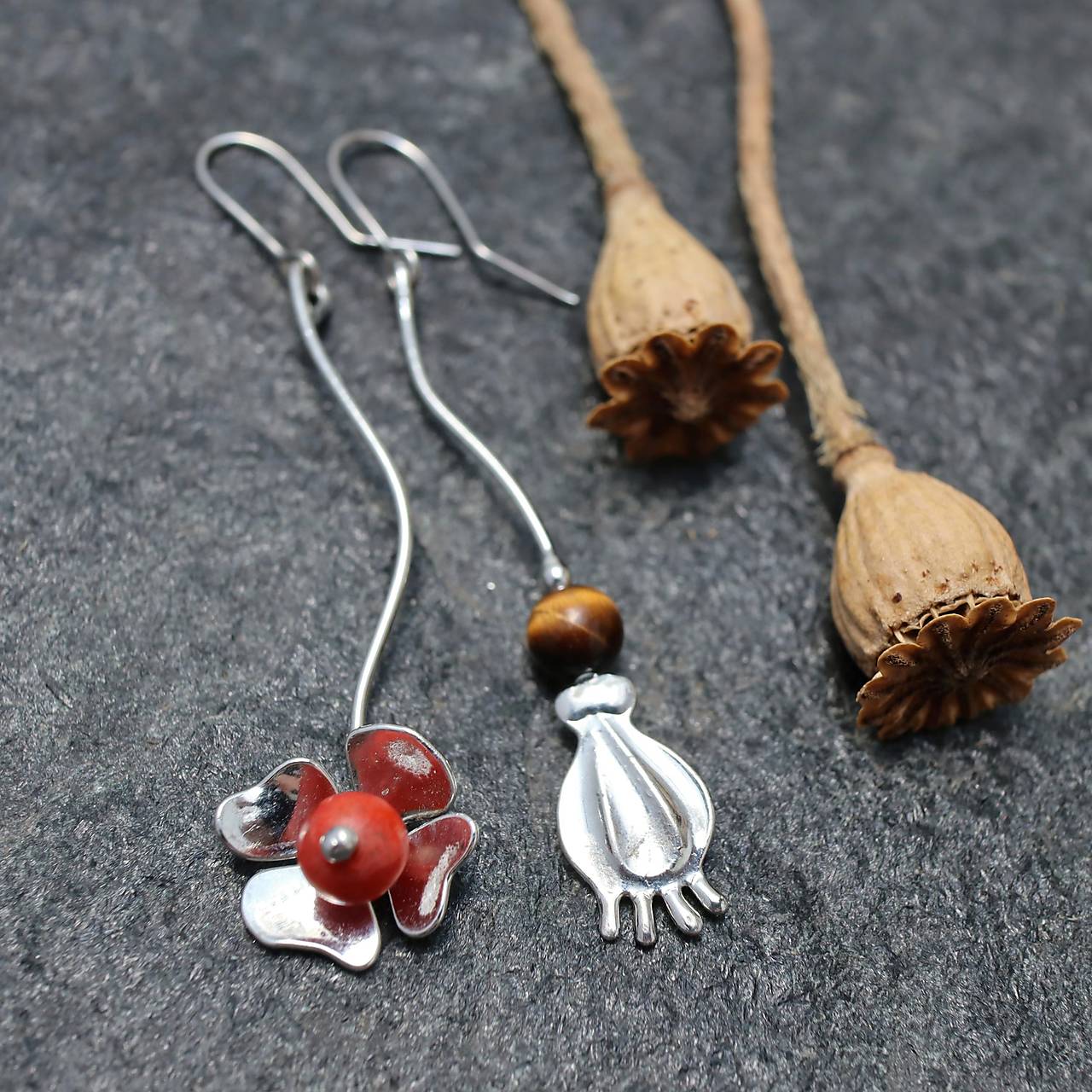 Maky a makovice - náušnice / janyko - SAShE.sk